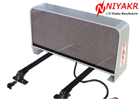 Outdoor Full Color P5 3G Taxi Top LED Display For Mobile Video Advertising