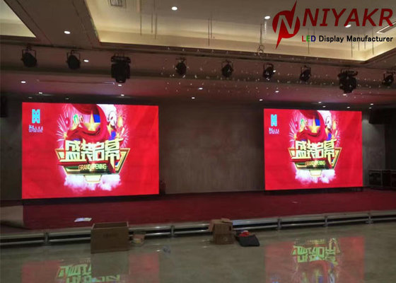 Portable P10 Indoor Full Color LED Display SMD3528 1R1G1B 3 In 1 1400 Nits
