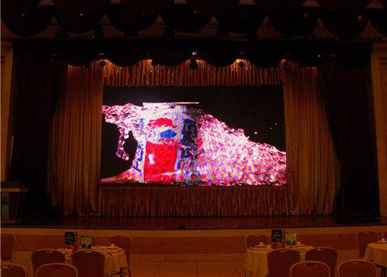 Commercial 6mm Indoor Full Color LED Display RGB Full Color 1500 Nits Brightness