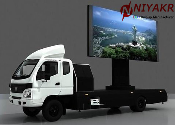 Full Color P10 SMD Truck Mobile LED Sign Rental With Multi Control Systems