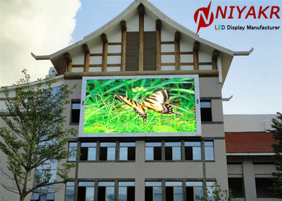 HD Outdoor Advertising Display Screens Outdoor LED Video Wall 96X96 Dots