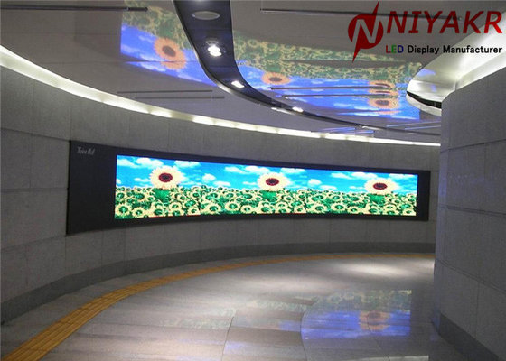 Fixed Installation Curved Video Screen P10 Outdoor Full Color LED Display