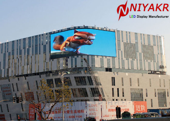 Programmable P6 Outdoor Curved LED Screen Full Color For Advertising Waterproof