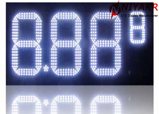 Customized LED Digital Gas Price Signs 8.889/10 88.88 Display Format