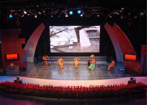 Indoor Full Color P7.62 Rental LED Display Screen 1500 cd/㎡ Brightness