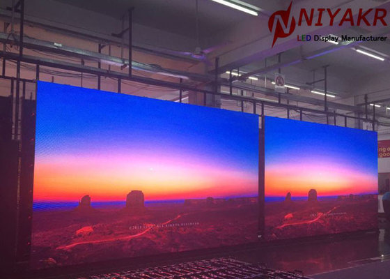 Energy Saving P4 Indoor Full Color LED Display Wall With CE ROHS UL