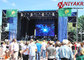 P6 Outdoor LED Backdrop Screen Rental LED Screen Full Color For Video Advertising