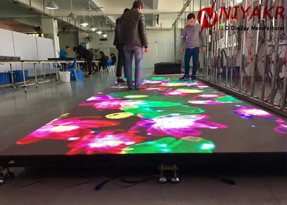 P4.81 RGB Full Color LED Video Dance Floor For Night Club Stage Disco