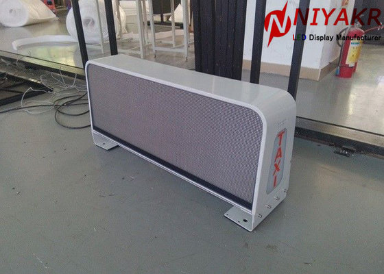 Wireless Car Roof Taxi Led Screen RGB Full Color For Mobile Advertising